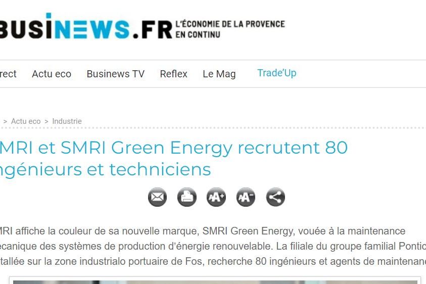 SMRI - Mécanique et robinetterie industrielle - SMRI Green Energy